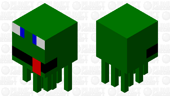 Floating octo-frog Minecraft Mob Skin
