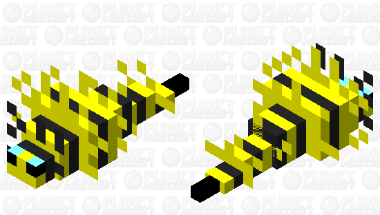Silverfish Bee Minecraft Mob Skin