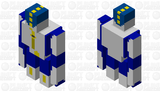 A Very Pastel Zipper Man Minecraft Mob Skin