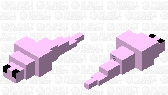 Earthworm (Silverfish) Minecraft Mob Skin