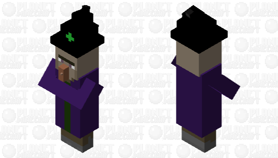 Smoothy Witch Minecraft Mob Skin