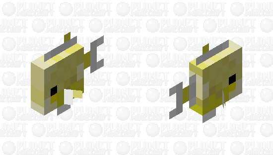 Golden Fish Minecraft Mob Skin