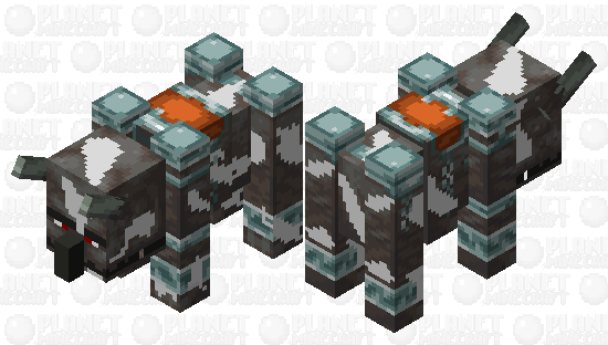 Frosted Ravager Minecraft Mob Skin