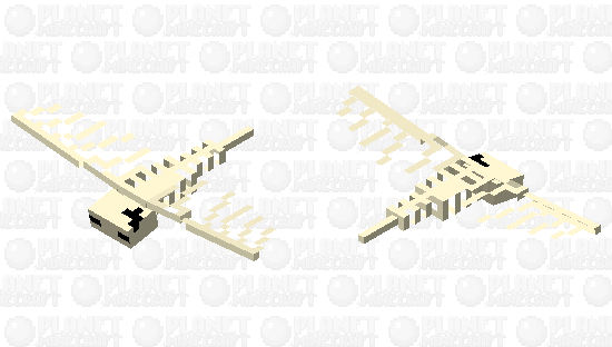 Skeletal phantasm Minecraft Mob Skin