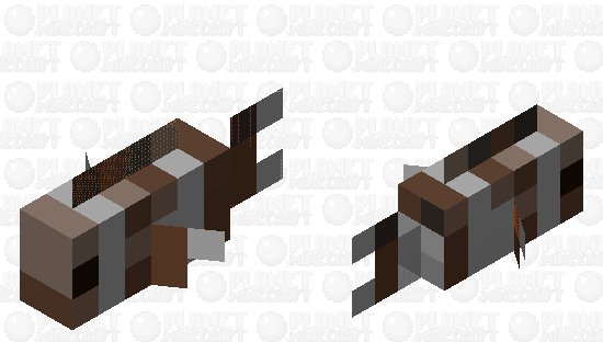Dead fish Minecraft Mob Skin