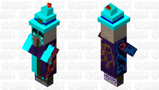 The Wizard Minecraft Mob Skin