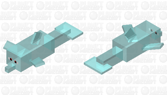 Ghost Dolphin Minecraft Mob Skin