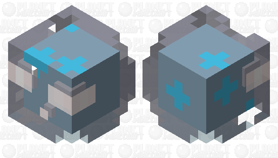 Cracked Ice Slime Minecraft Mob Skin