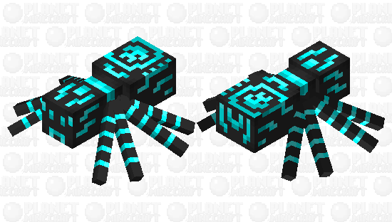 Cyber Spider Minecraft Mob Skin