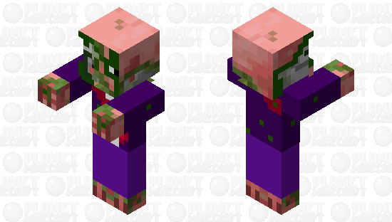 Zombie Pigman In MinecraftFanaGram. Minecraft Mob Skin