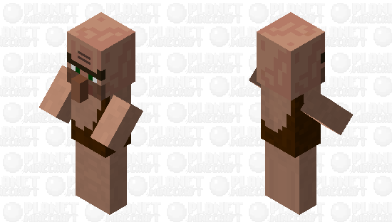 Primal villager Minecraft Mob Skin