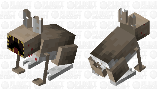 Mutated Future Rabbit Minecraft Mob Skin