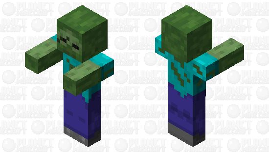 old zombie Minecraft Mob Skin
