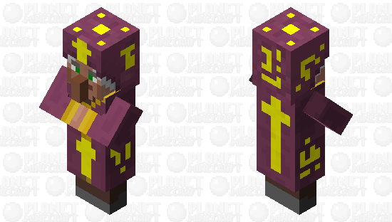 villager priest Minecraft Mob Skin