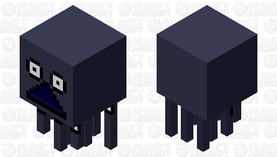 Moomin The Groke Ghast Minecraft Mob Skin