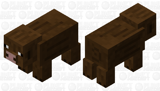 Duroc Angus Minecraft Mob Skin