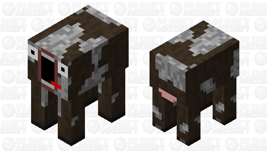 Cursed Cow Minecraft Mob Skin