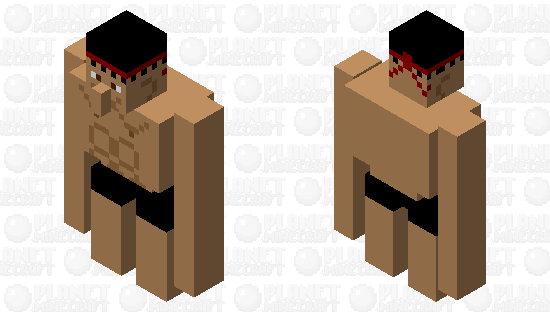 WWE Wrestler Minecraft Mob Skin