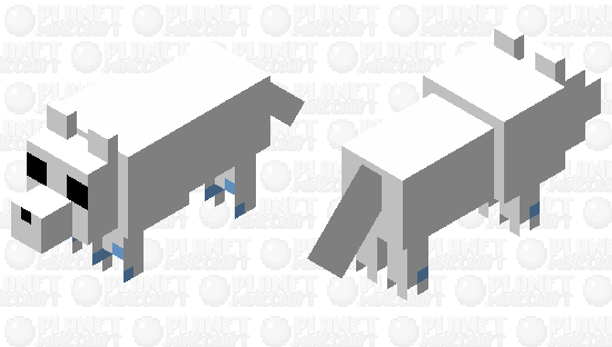 Ghost Dog Minecraft Mob Skin