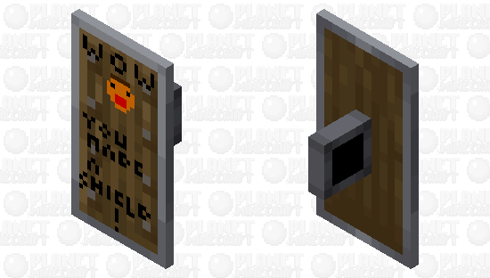 Cursed Shield Minecraft Mob Skin