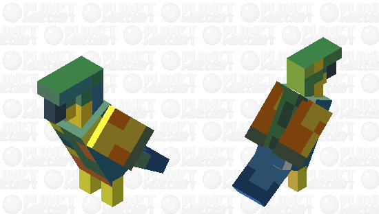 Unique parrot (Mythical mob skin texture pack) Minecraft Mob Skin