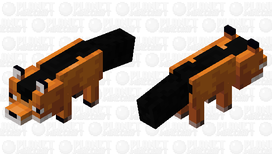 A random jackal Minecraft Mob Skin