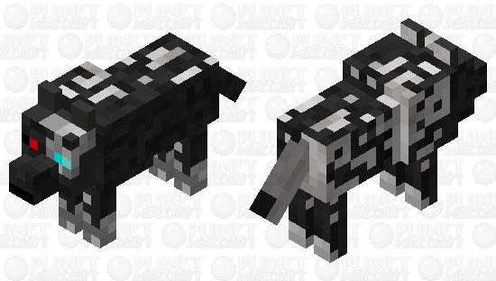 Bionic Wither Dog Minecraft Mob Skin