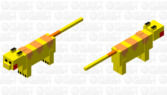 Pikachu cat Minecraft Mob Skin