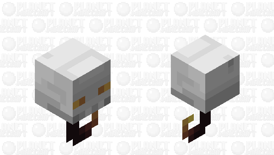 Skull Fishing Bobber HD Minecraft Mob Skin