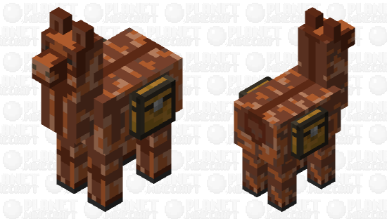 Muddy Llama Minecraft Mob Skin