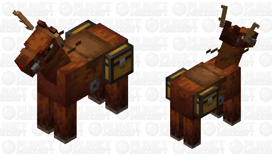 roodolf the red nose raindear Minecraft Mob Skin