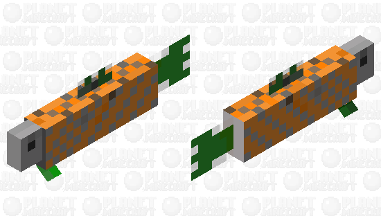 Salmon meat fish Minecraft Mob Skin