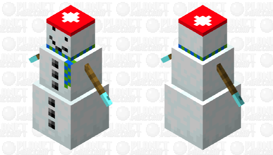 Snowman Minecraft Mob Skin