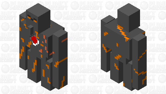 Molten golem Minecraft Mob Skin