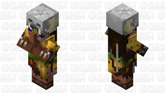 Huntress (Villager profession variant) Minecraft Mob Skin