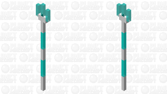 Electric trident Minecraft Mob Skin
