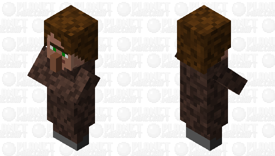 Villager with hair Minecraft Mob Skin