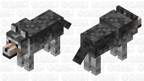 Realistic dog Minecraft Mob Skin