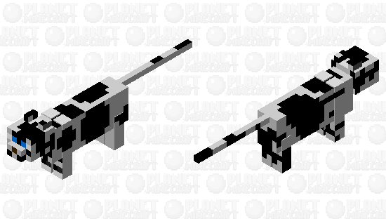 Snow Leopard Minecraft Mob Skin