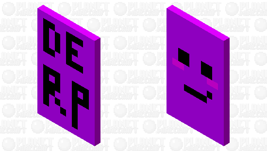 derp cape Minecraft Mob Skin