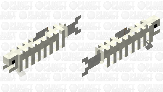 Skelesalmon Minecraft Mob Skin