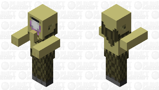 Halloween Zombie Nitwit Minecraft Mob Skin