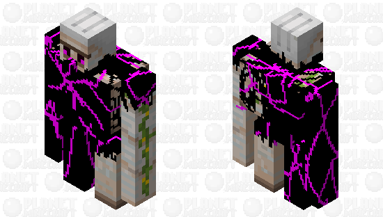 Corrupted golem Minecraft Mob Skin