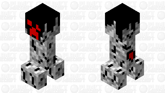 melted creeper Minecraft Mob Skin