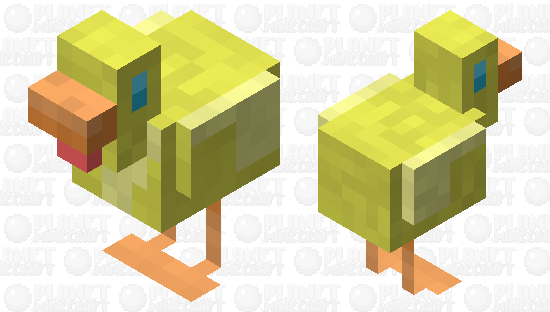 Pastel Chicken Minecraft Mob Skin