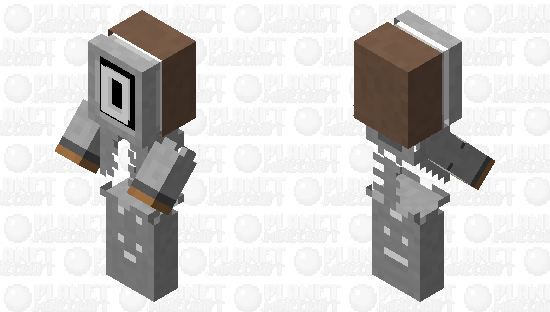 Piston Bot Minecraft Mob Skin