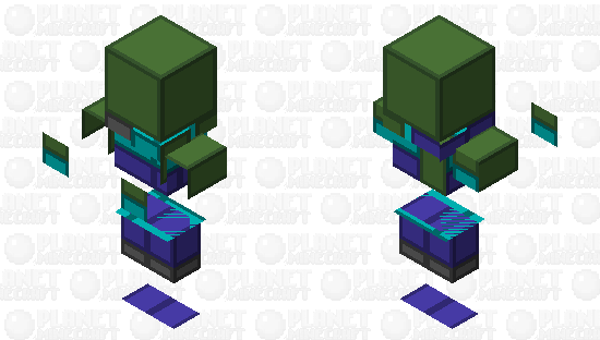 Simplistic Zombie Minecraft Mob Skin