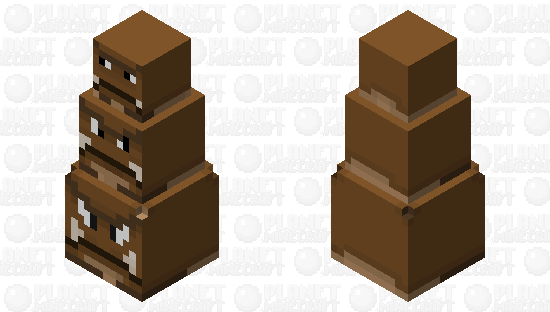 Goomba stack (improved) Minecraft Mob Skin