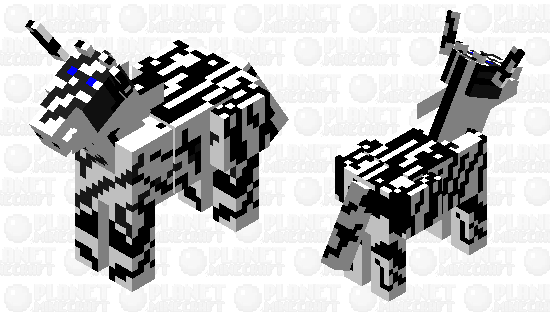 Zebra Minecraft Mob Skin