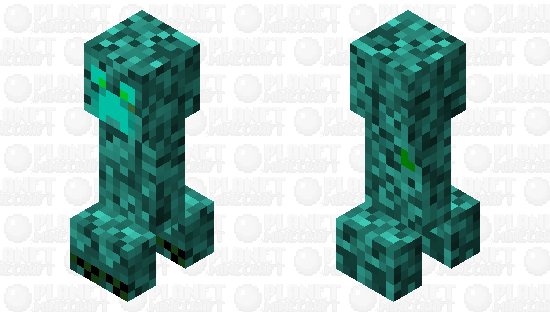 Ice Creeper Minecraft Mob Skin